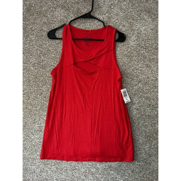 torrid | Tops | Torrid Super Soft Tomato Red Cut Out Tank Shirt Size ...